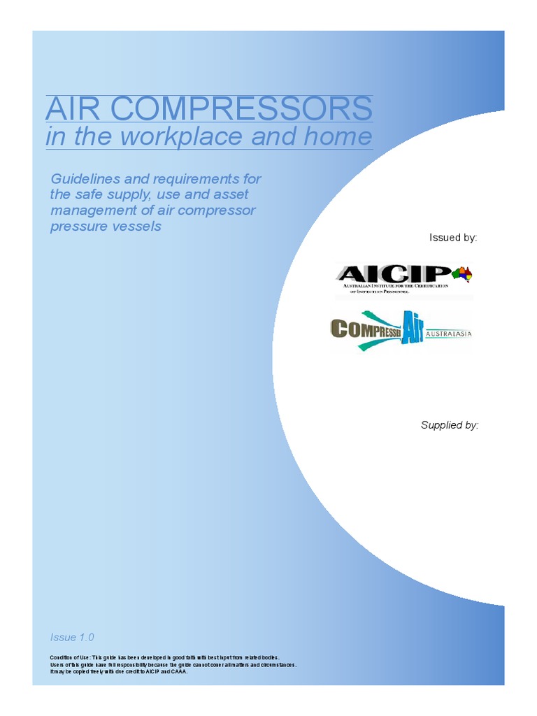Air Compressor Guide AICIP and CAAA - Guidelines and Requirements For Asset Management of ...