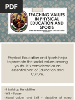 Olympic and Paralympic Values in Sport | PDF | Sports