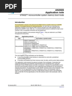 AN2606 Application Note: STM32™ Microcontroller System Memory Boot Mode ...
