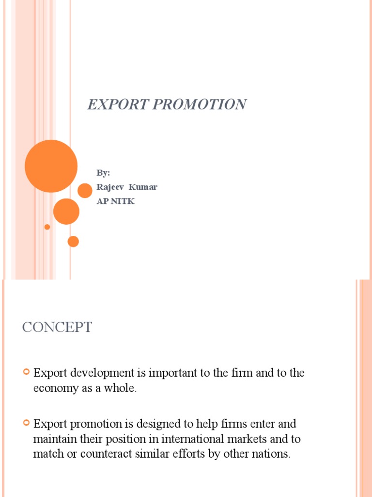 Promoting Indian Exports: An Overview of Key Government Programs and ...