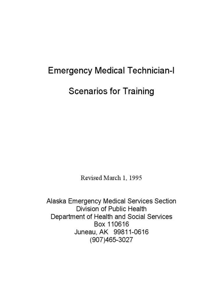Scenarios | PDF | Cardiopulmonary Resuscitation | Major Trauma