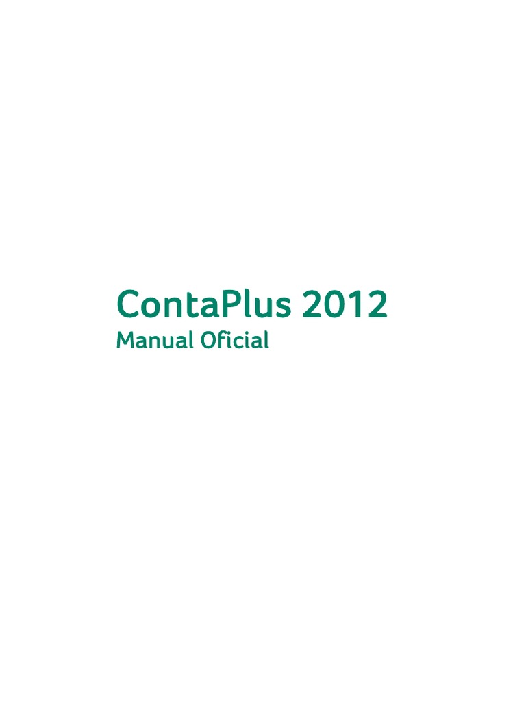 ContaPlus 2012 PDF | PDF | Ventana (informática) | Contraseña