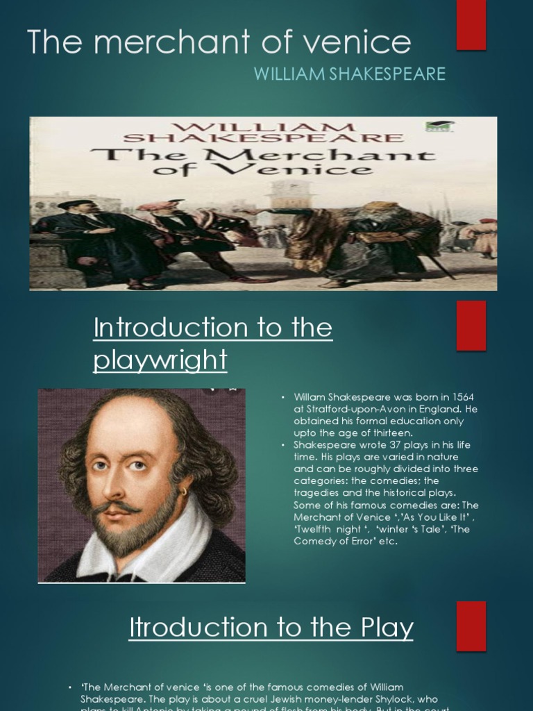 Presentation | PDF | The Merchant Of Venice | Shylock