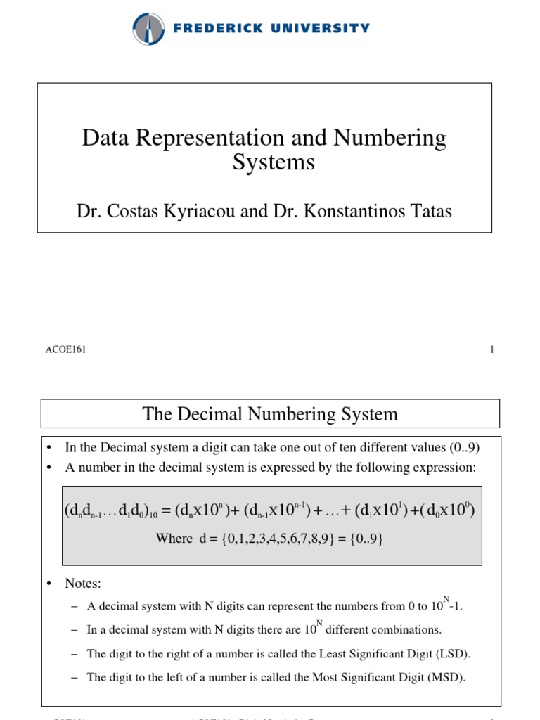 Numbering Systems | PDF | Subtraction | Binary Coded Decimal