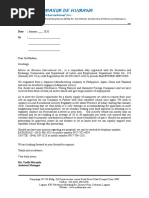 Conforme Letter - 2019 | PDF