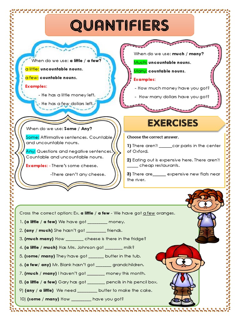 Quantifiers | PDF | Noun | Syntax