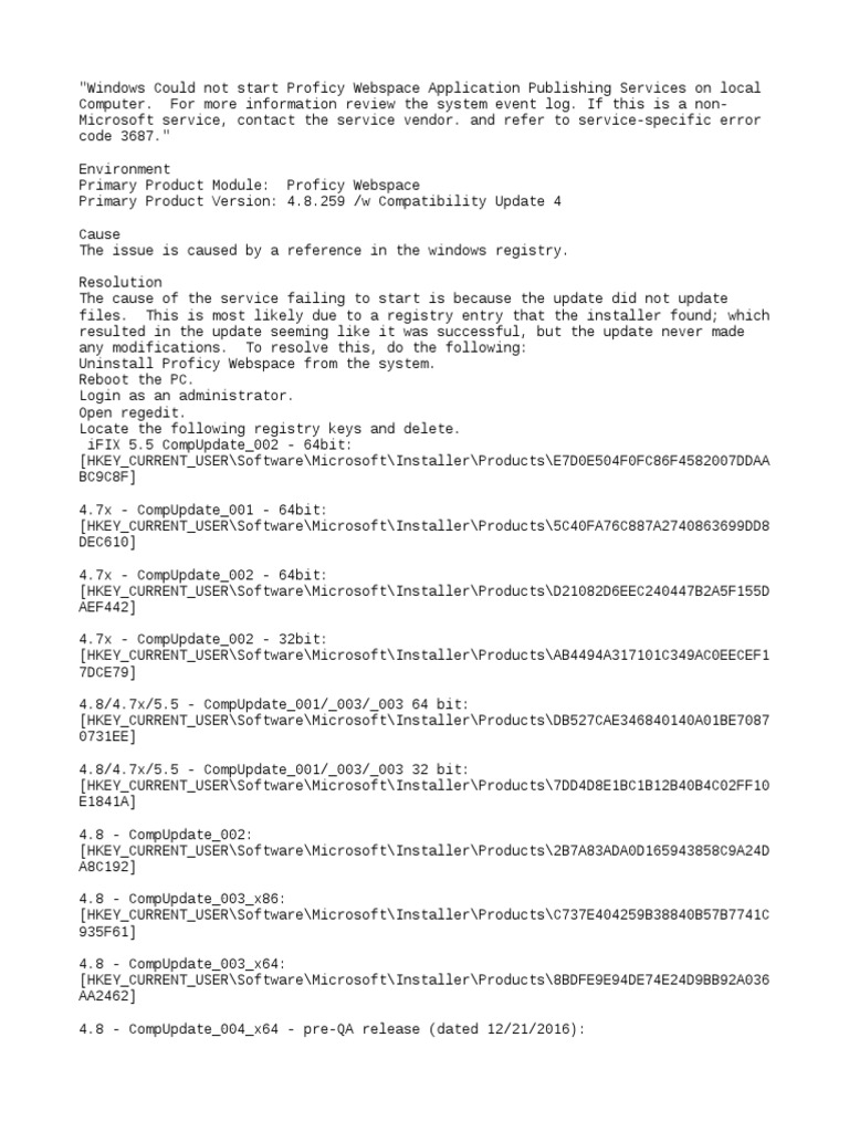 Webspace Session Issue | PDF | Installation (Computer Programs) | Windows Registry