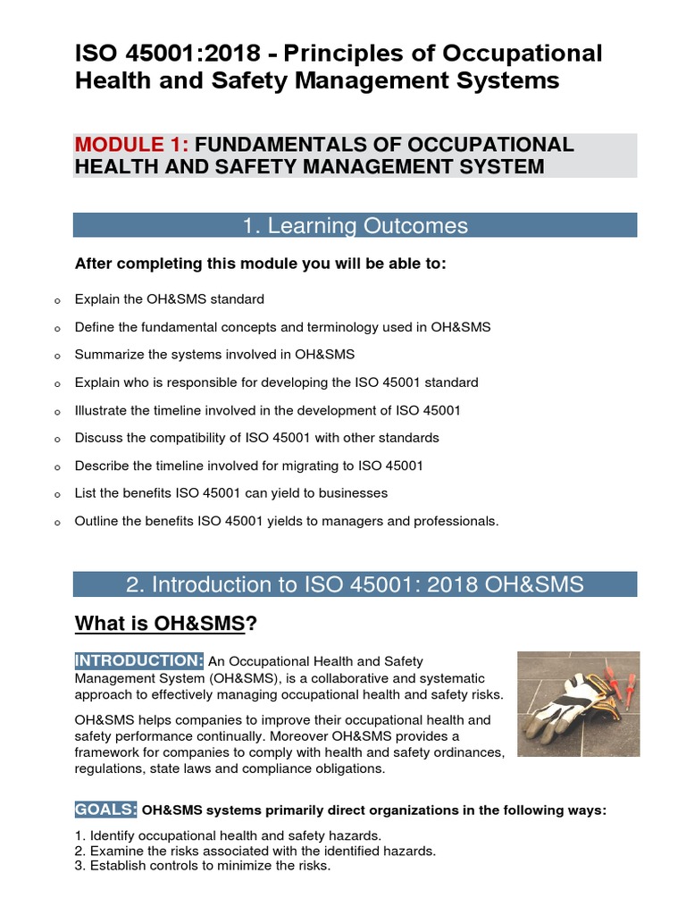 ISO 45001-2018 COURSE.pdf | Occupational Safety And Health | Risk ...