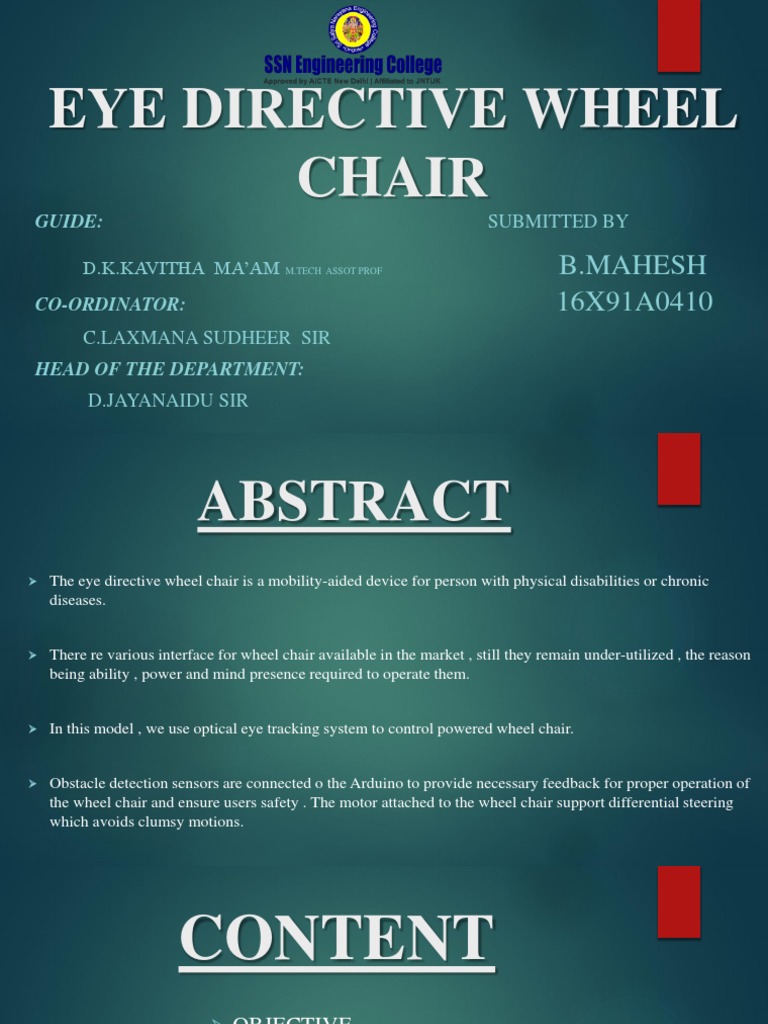Eye-Tracking Wheelchair System Guide | PDF | Wheelchair | Camera
