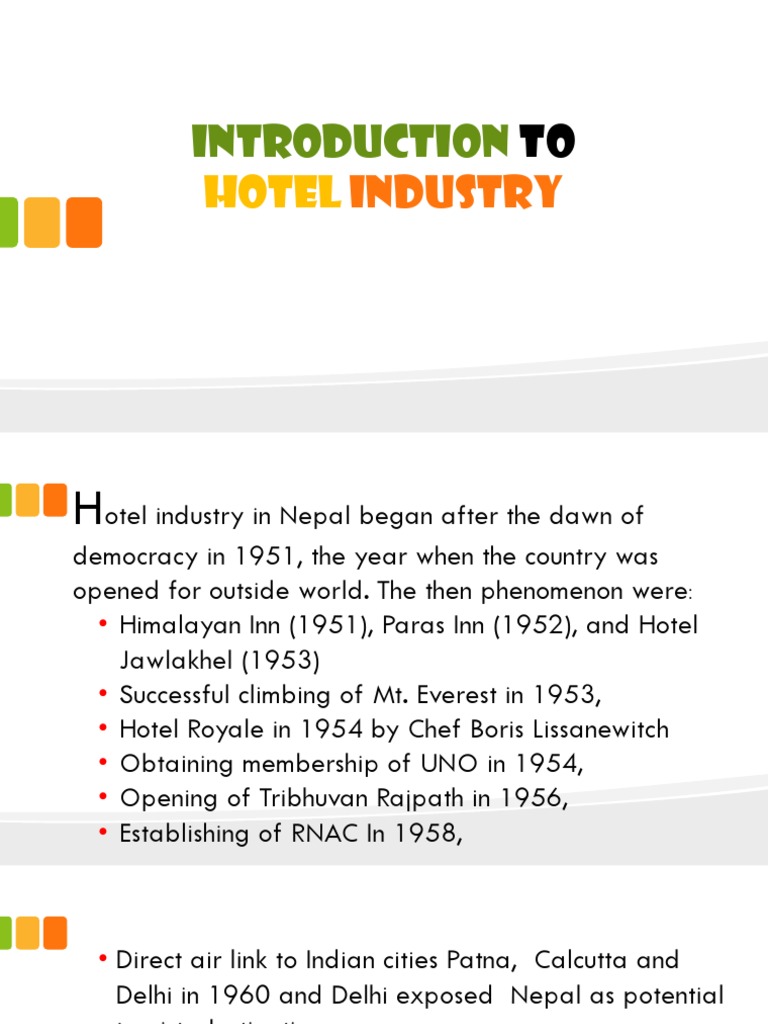Introduction to Hotel Industry in Nepal | PDF | Restaurants | Tableware