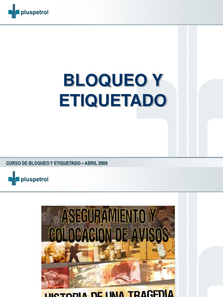 Curso de Bloqueo y Etiquetado LOTO | PDF | Ingenieria Eléctrica ...