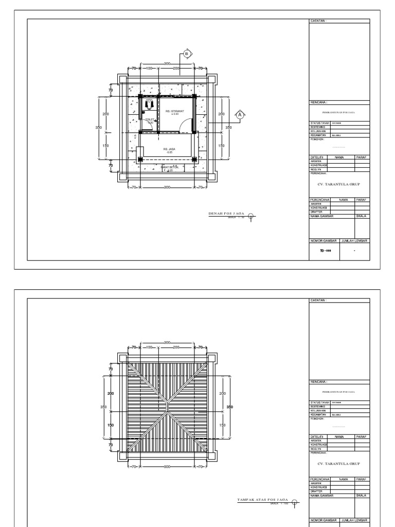 Gambar Pos Jaga PDF | PDF