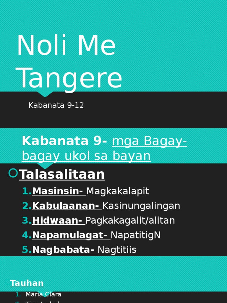 Kabanata IX-XII | PDF