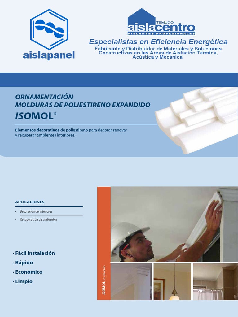 Ficha Isomol Aislacentro | PDF | Ingeniería de Edificación | Naturaleza
