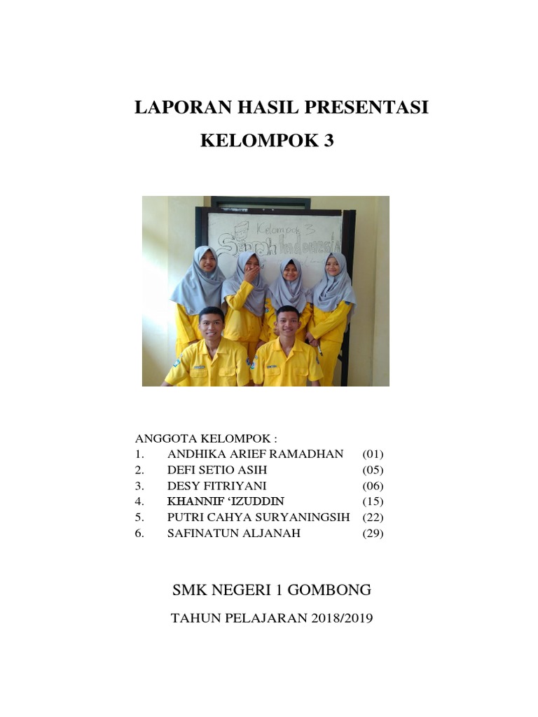 Laporan Hasil Presentasi | PDF