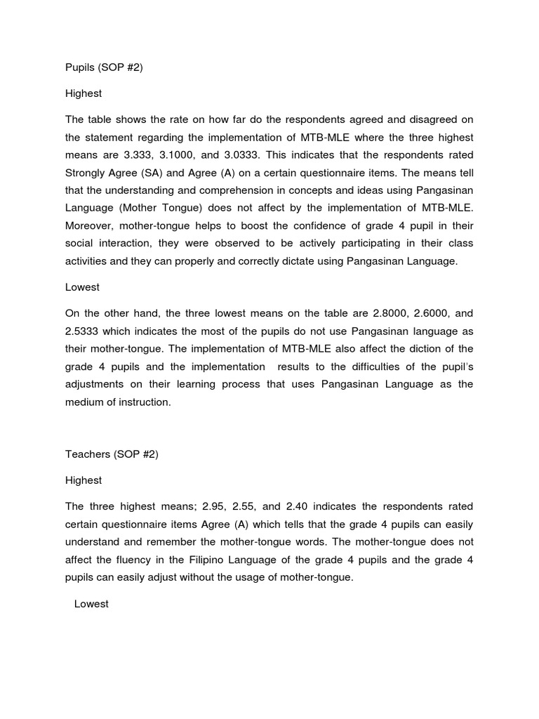 Interpret Sop | PDF | First Language | Fluency