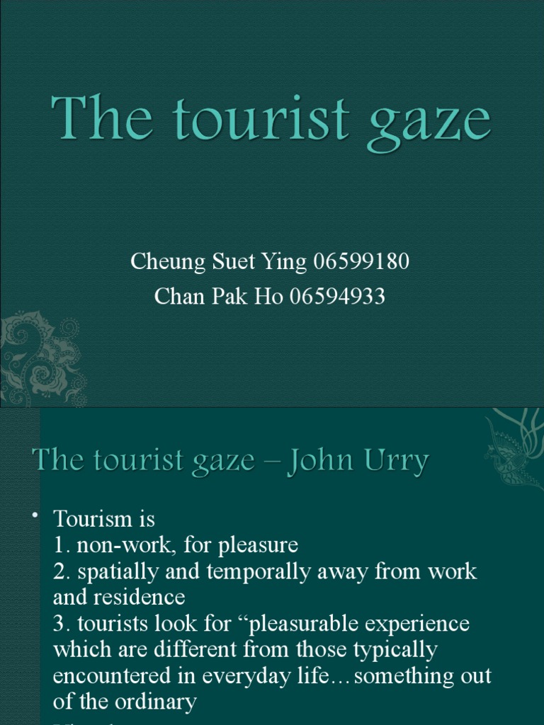The Tourist Gaze | PDF
