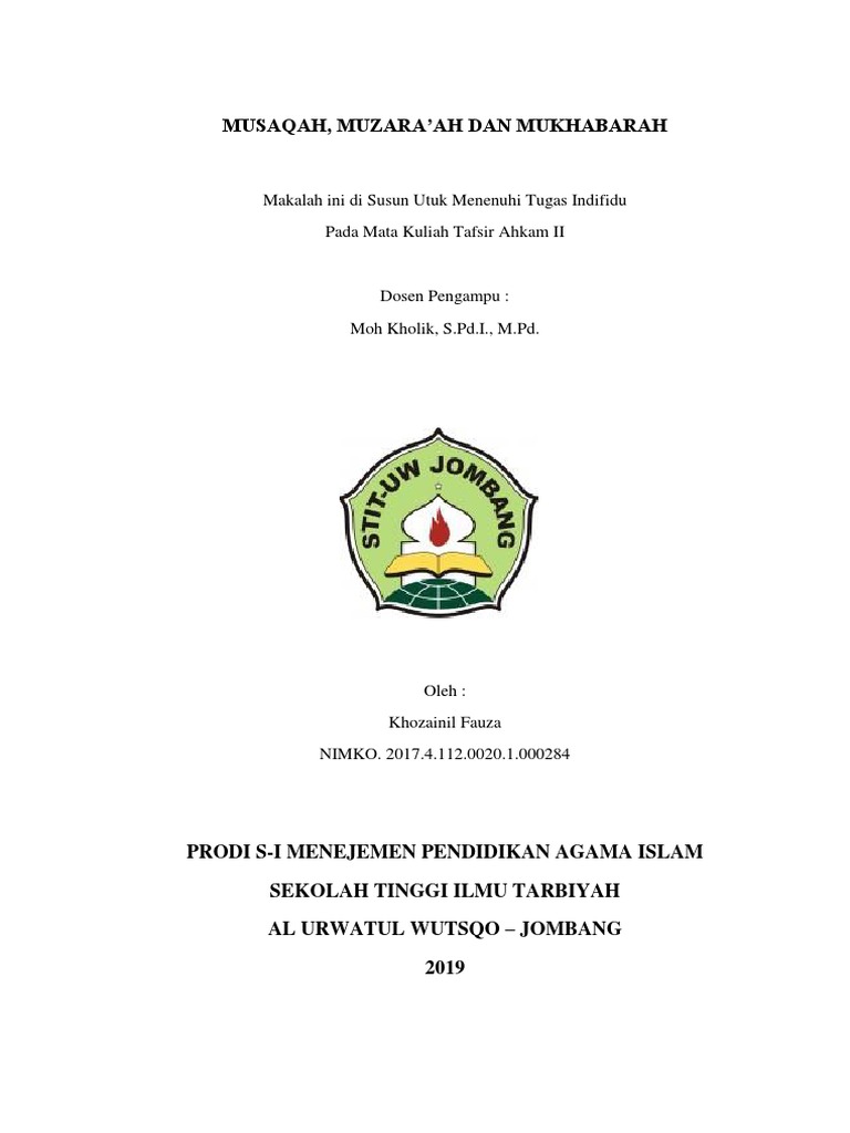 Makalah Tafsir Ahkam II | PDF