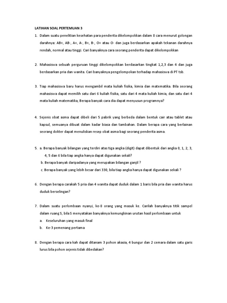 LATIHAN SOAL 2b | PDF | Seni & Disiplin Bahasa