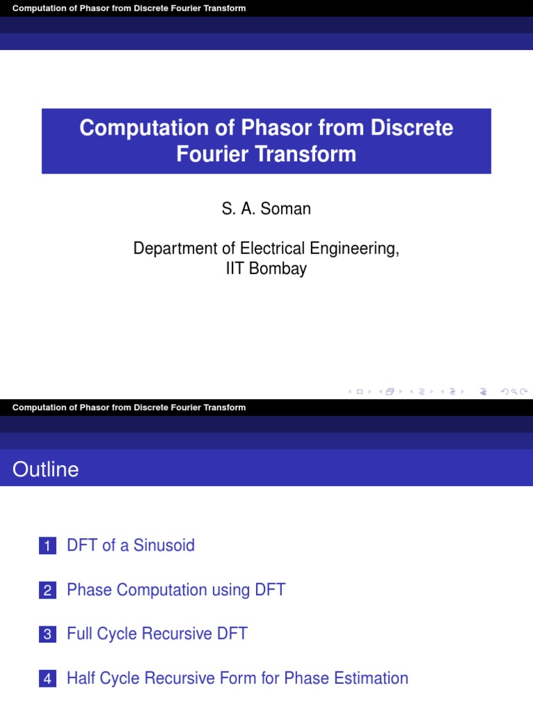 Lec35 PDF | PDF | Discrete Fourier Transform | Fourier Transform