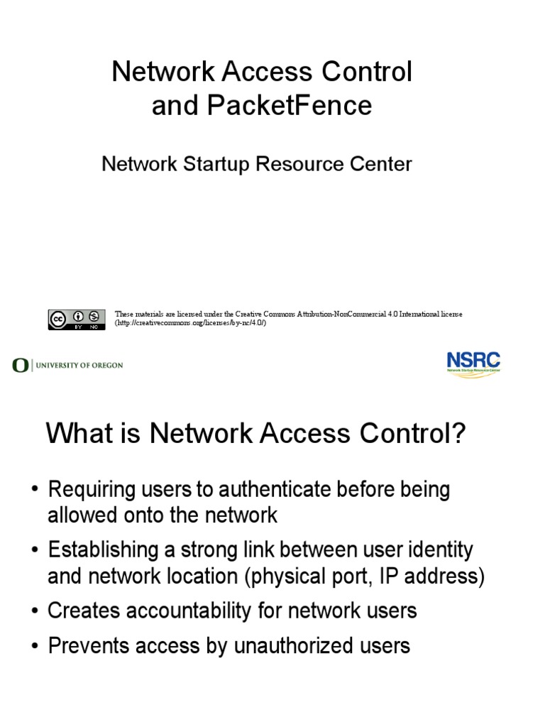 Packetfence Nac | PDF | Computer Network | Network Switch