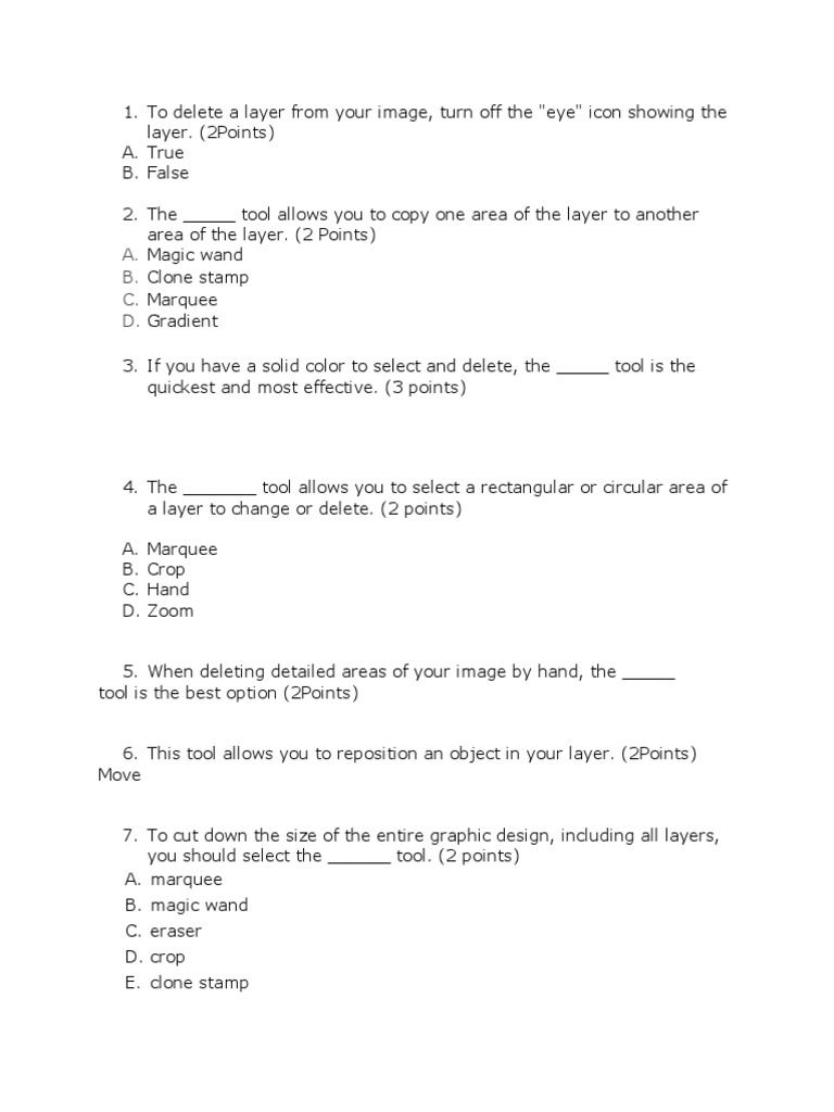 Photoshop Test | PDF