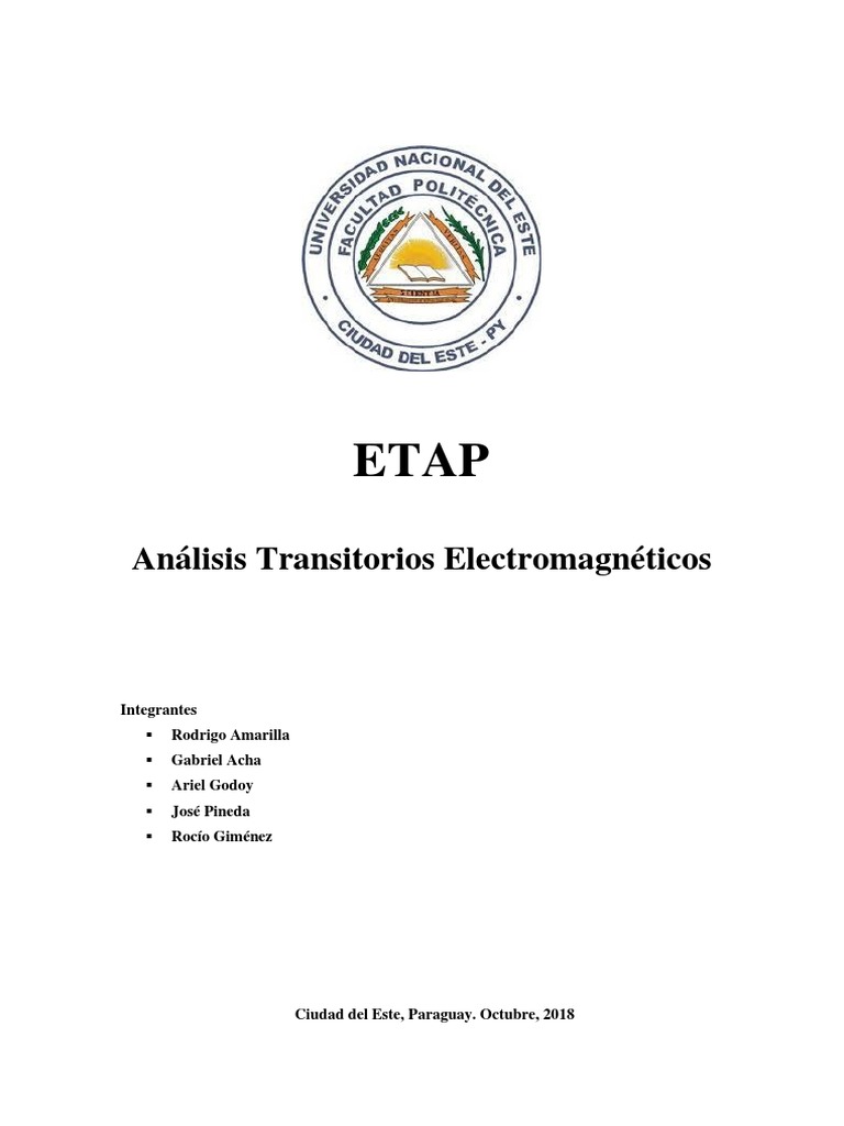 Etap | PDF | Ingenieria Eléctrica | Energia electrica