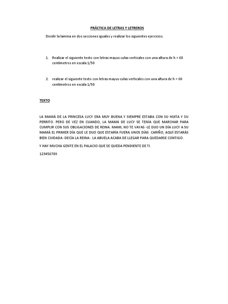 Practica Letras PDF | PDF