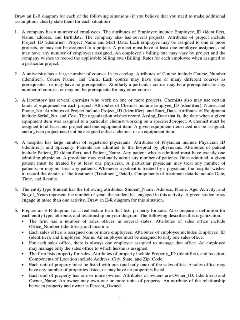 ER Diagram Examples | PDF | Conducting | Musical Compositions