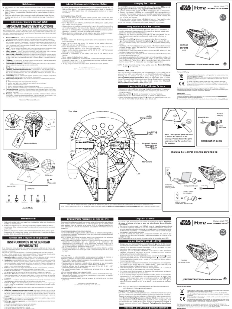 Manual Halcon Milenario Parlante PDF | PDF