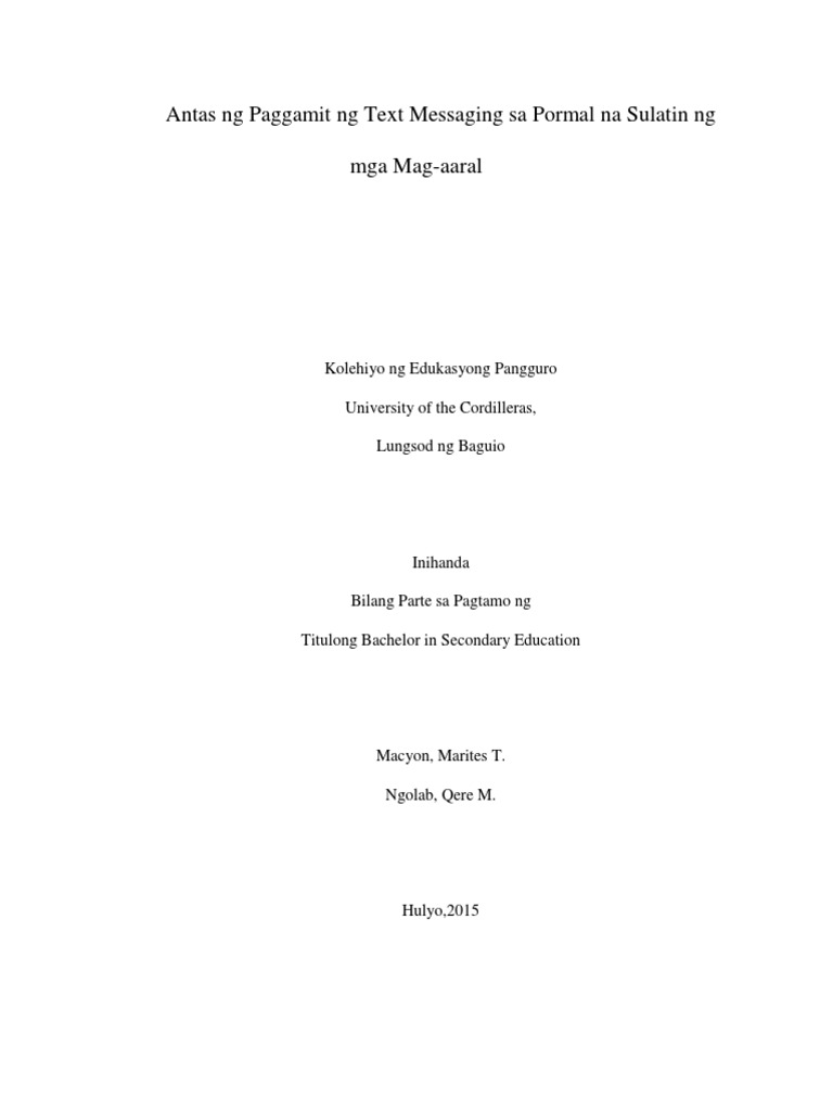 Compiled Thesis-Revised | PDF