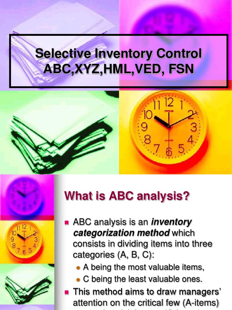 ABC Analysis | PDF | Inventory | Demand