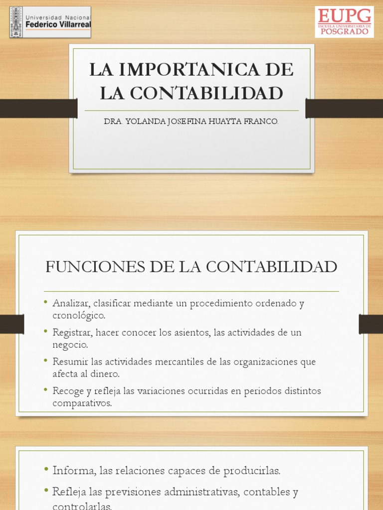 Sesión 4 La Importancia de La Contabilidad | PDF