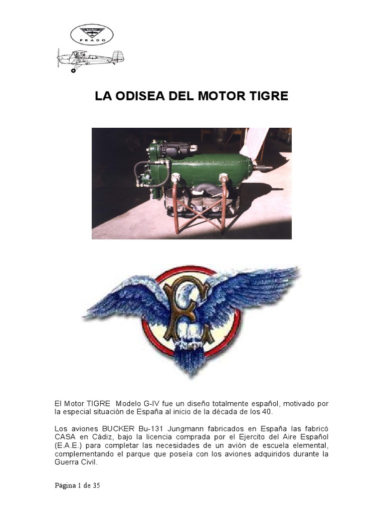 Motor Tigre | PDF | Avión | Motores