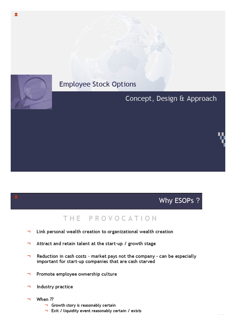 Employee Stock Options: A Concise Guide | PDF | Employee Stock Option ...