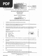 CSEC Geography SBA Sample Guide | PDF | River | Caribbean