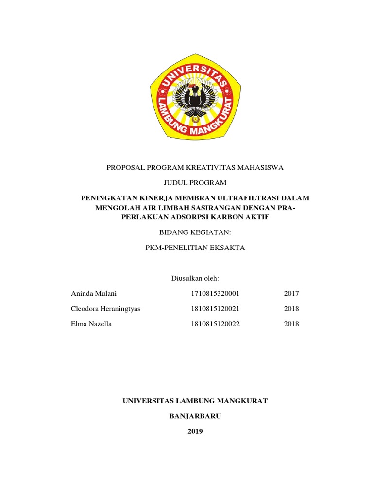 Aninda Mulani - Universitas Lambung Mangkurat - PKM-PE | PDF