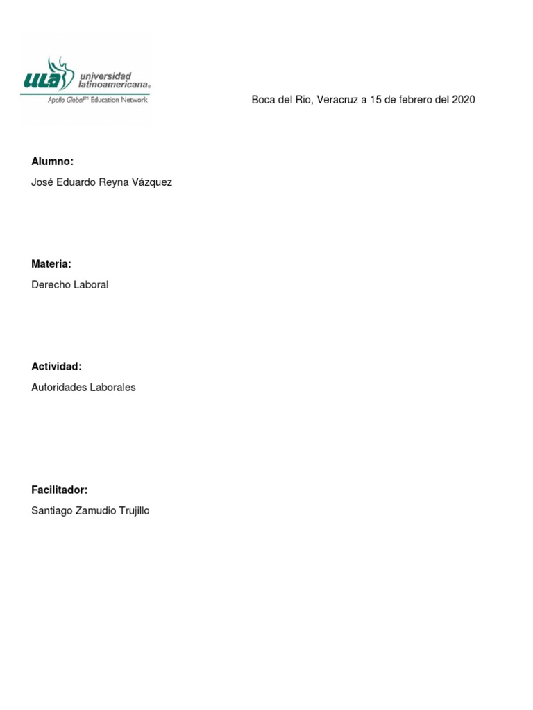 PP A4 Reyna Vázquez José Eduardo | PDF | Derecho laboral | Business