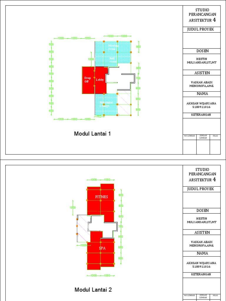 Modul Desain Arsitektur Ruang Multifungsi | PDF