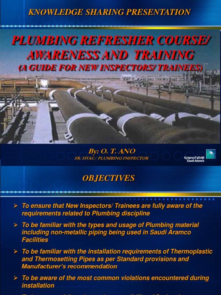 Plumbing Refresher Course | PDF | Plumbing | Sanitary Sewer