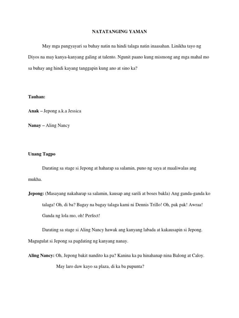 Sulat Tanghal No.9 | PDF