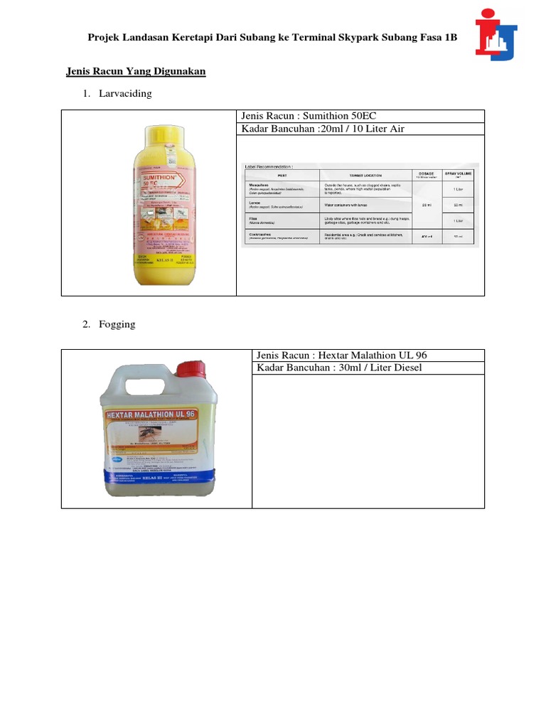 5 - Jenis Racun Yang Digunakan | PDF