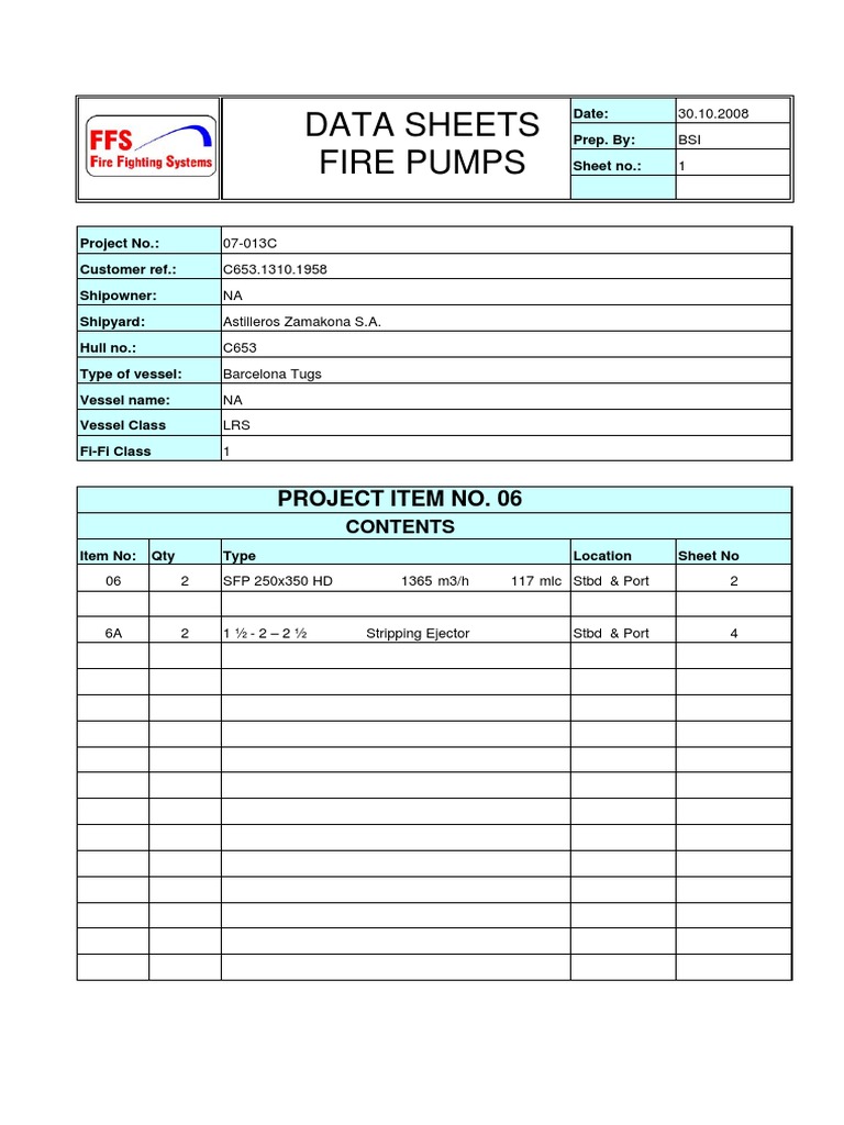 Anexo Fire Pumps | PDF | Pump | Valve