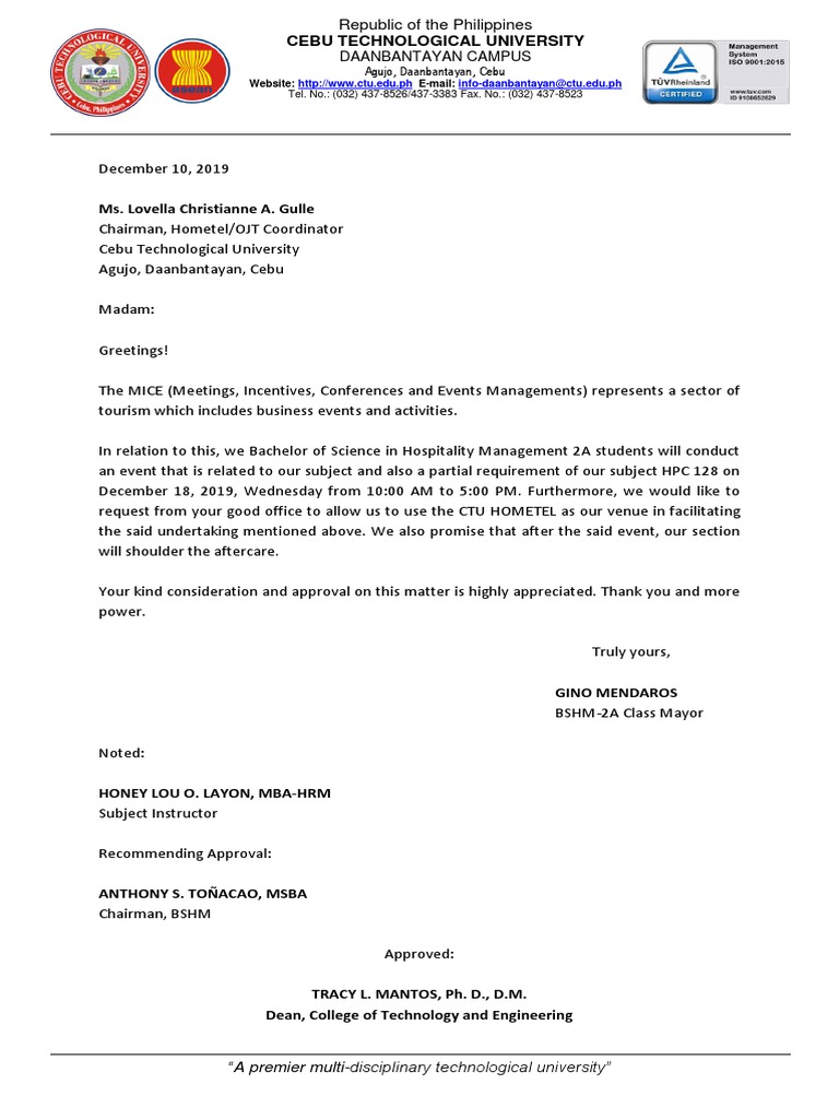 Ctu - Heading Event | PDF