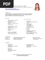 WNS Philippines Resume (Sample) | PDF | Cognition | Communication