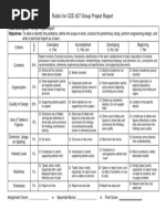 Flow Chart Rubric | PDF