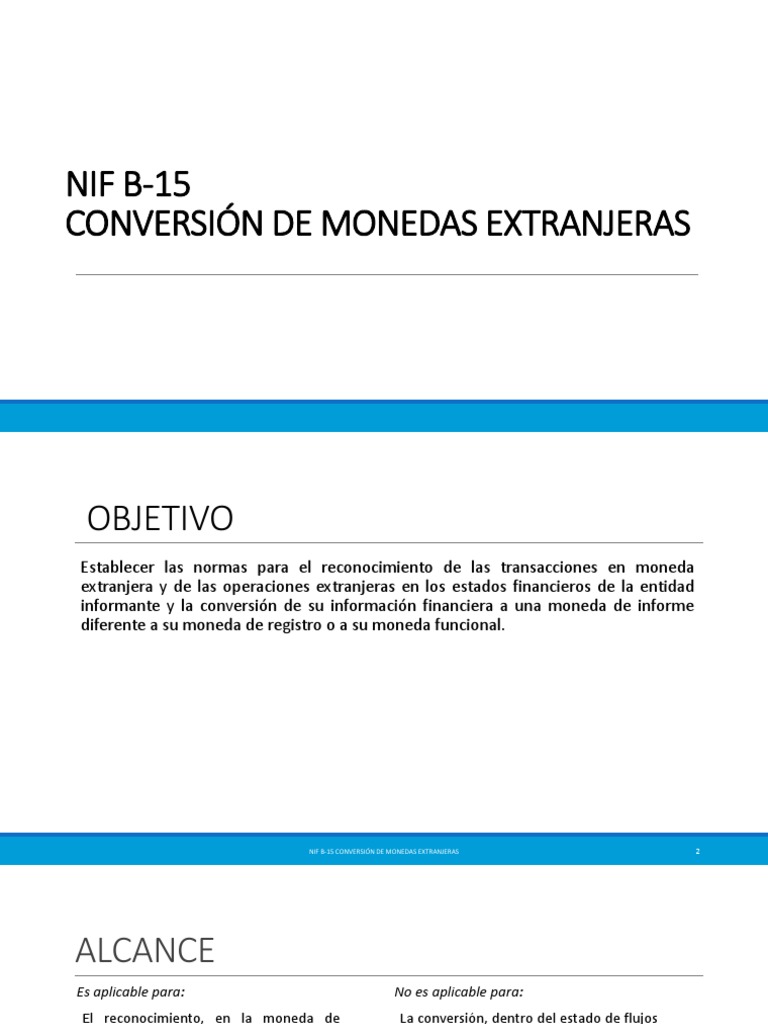 Nif B-15 Monedas Extranjeras | PDF | Tipo de cambio | Inflación