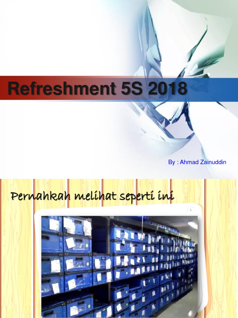 Materi Re-Training 5S | PDF