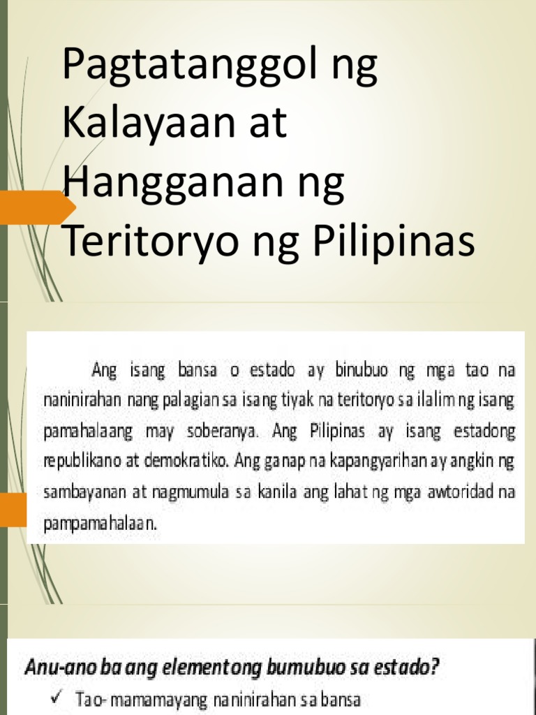 PP Pagtatanggol Sa Teritoryo | PDF PP Pagtatanggol Sa Teritoryo | PDF