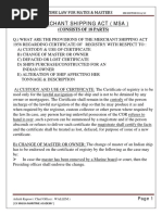 Sea Protest Guidelines and Examples | PDF | Tonnage | Ships